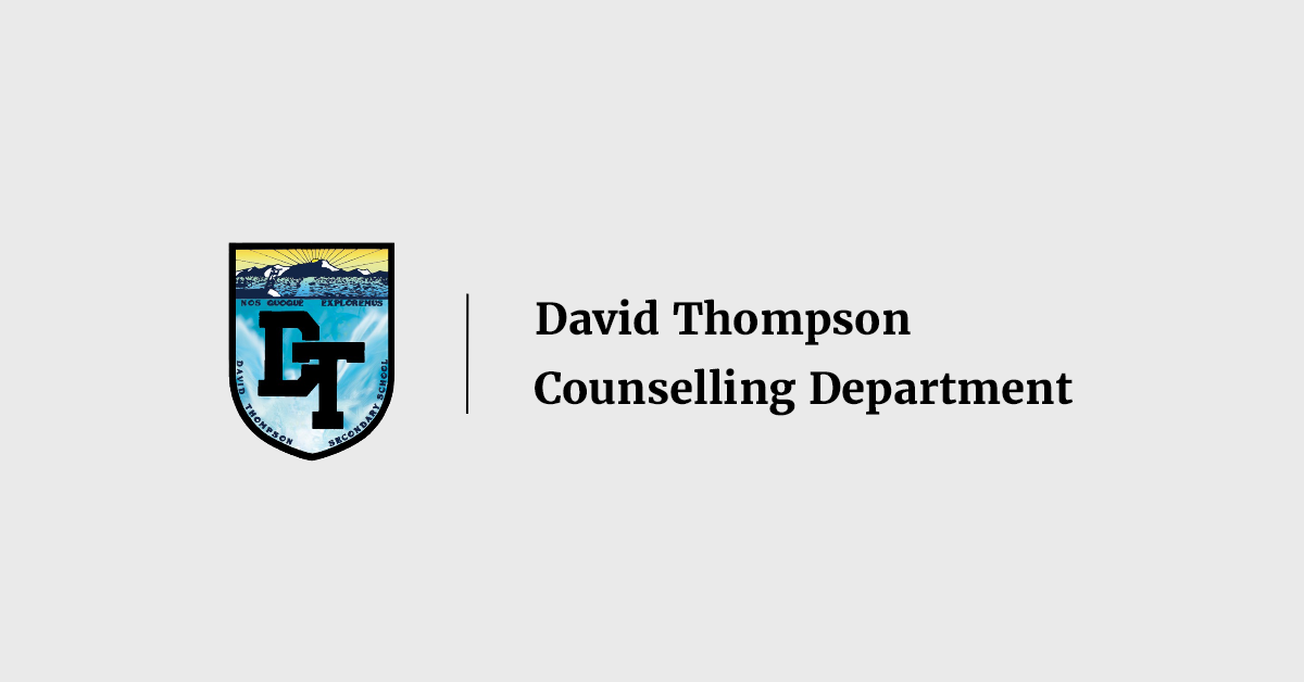Course Planning – DT Counselling Department